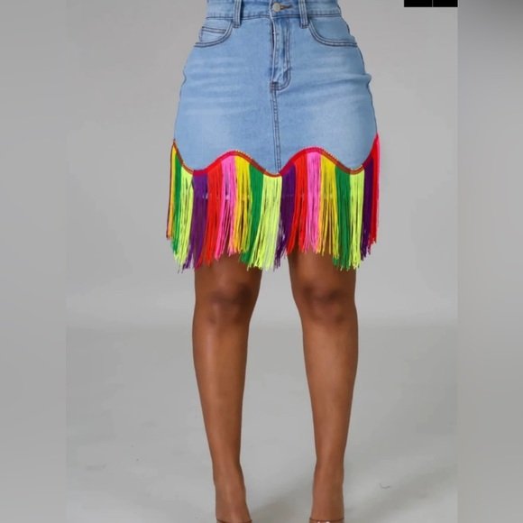 Hot & Delicious | Skirts | Nwt Hot Delicious Womens Kiss The Rainbow ...